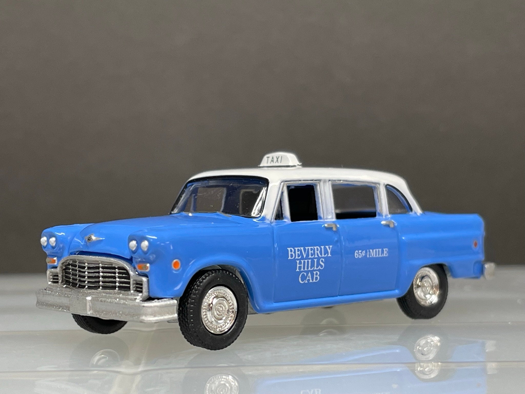 1-64 Scale / S-scale 1971 Checker Taxi Cab Beverly Hills - Etsy