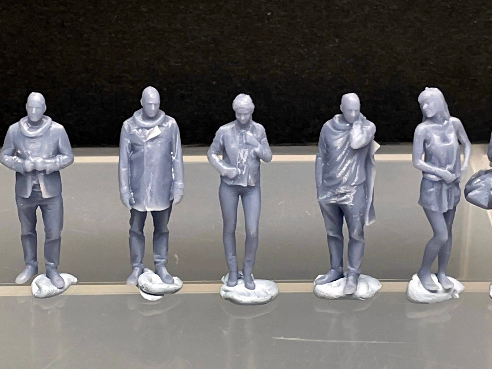 1:64 Miniature Human Figures Resin / Unpainted Great for - Etsy