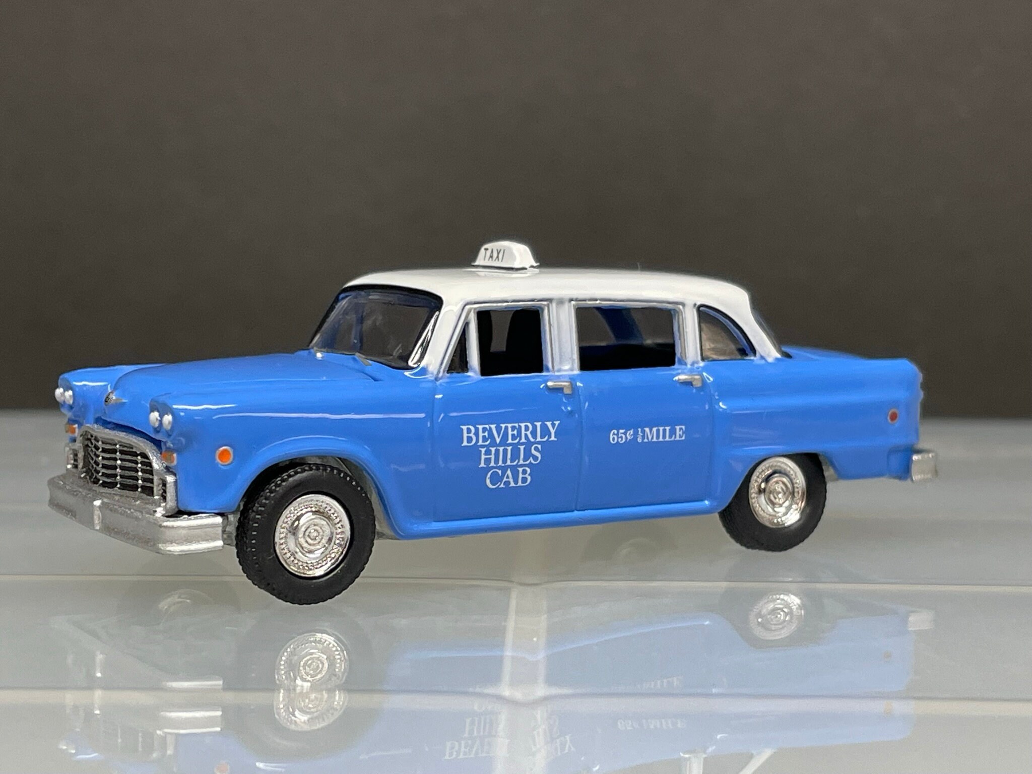 1-64 Scale / S-scale 1971 Checker Taxi Cab Beverly Hills - Etsy
