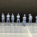 1:64 Miniature Human Figures Resin / Unpainted Great for Dioramas Hot ...