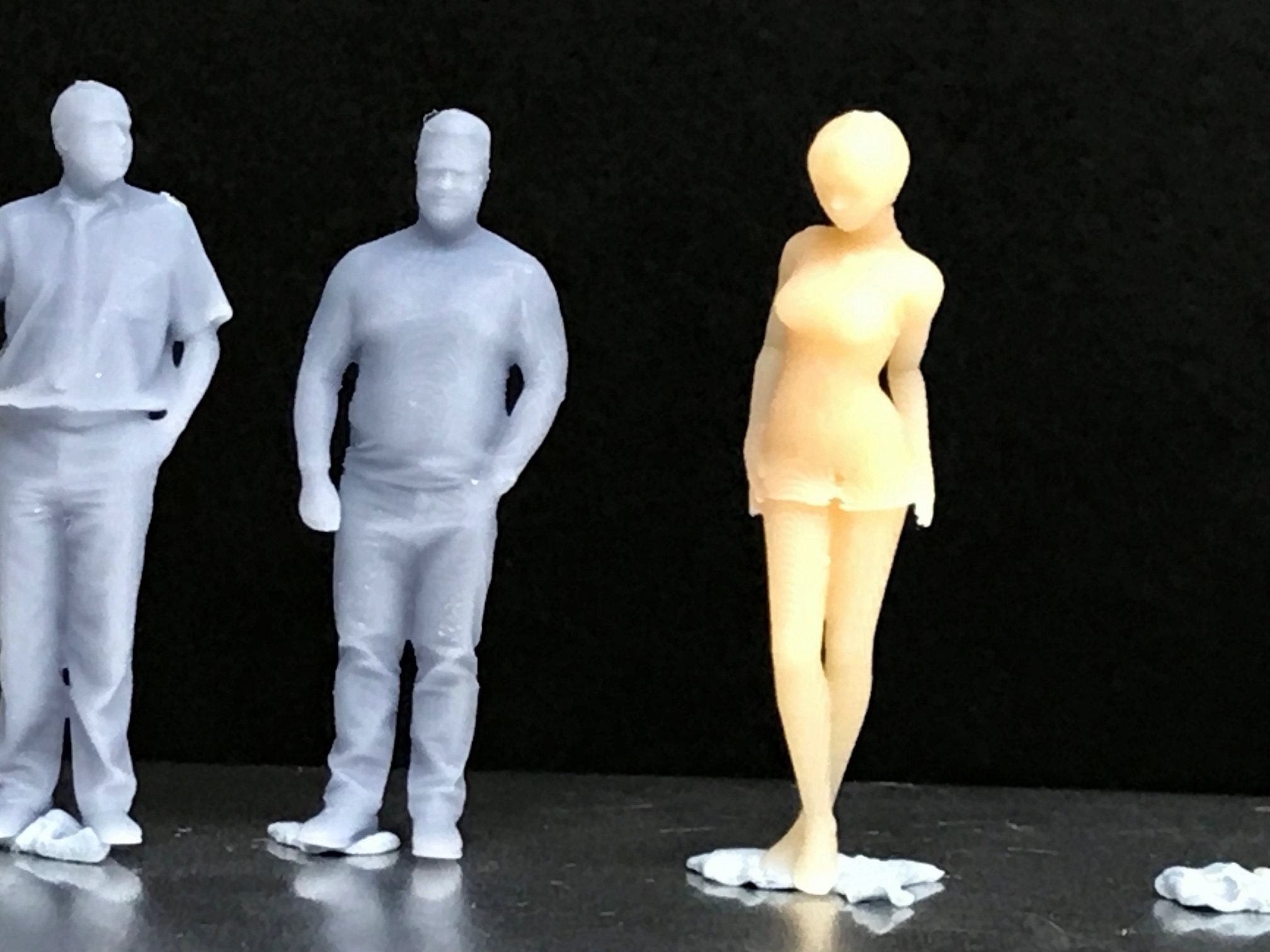 1:64 Scale Miniature People Resin / Unpainted Great for - Etsy