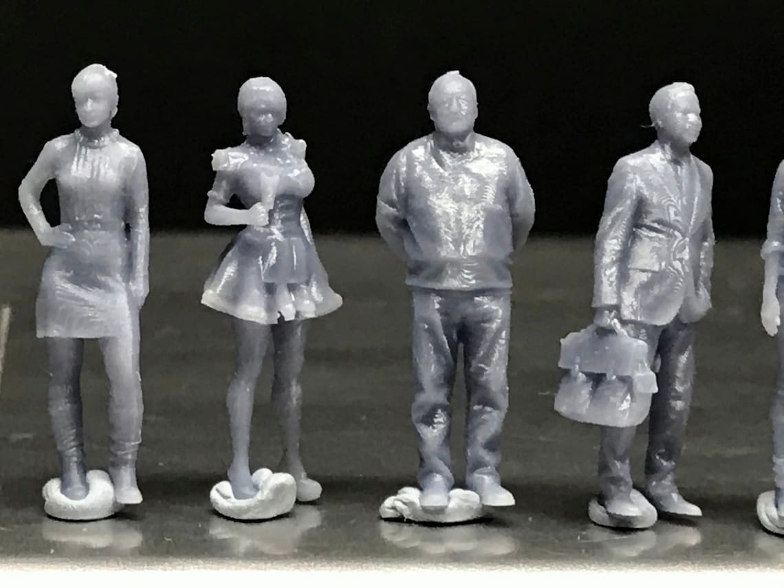 1:64 Scale Miniature People Resin / Unpainted Great for - Etsy