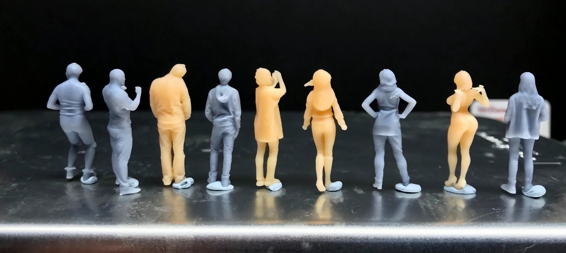 1:64 Scale Miniature People Resin / Unpainted Great for - Etsy