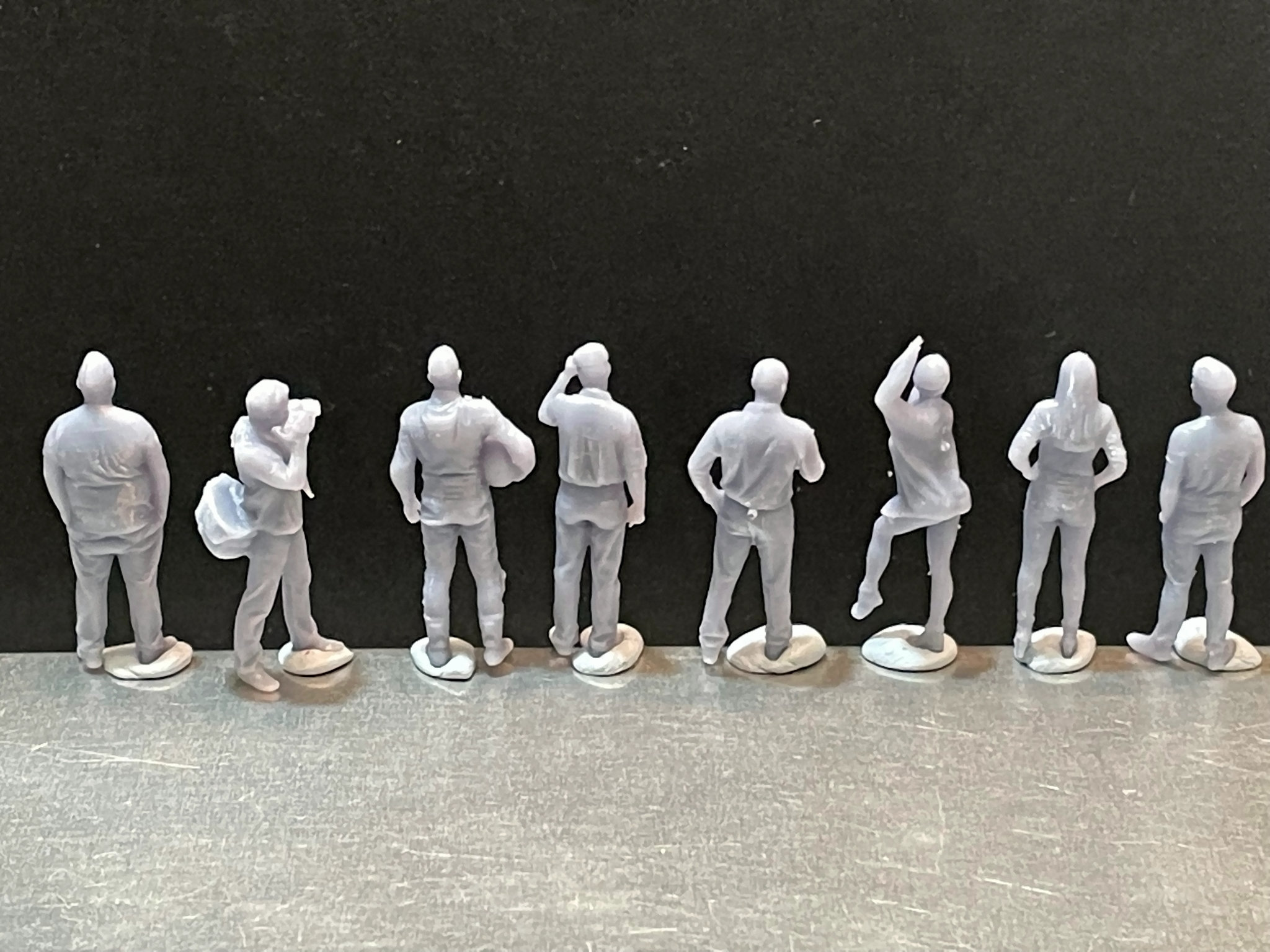 1:64 Miniature Human Figures Resin / Unpainted Great for - Etsy UK