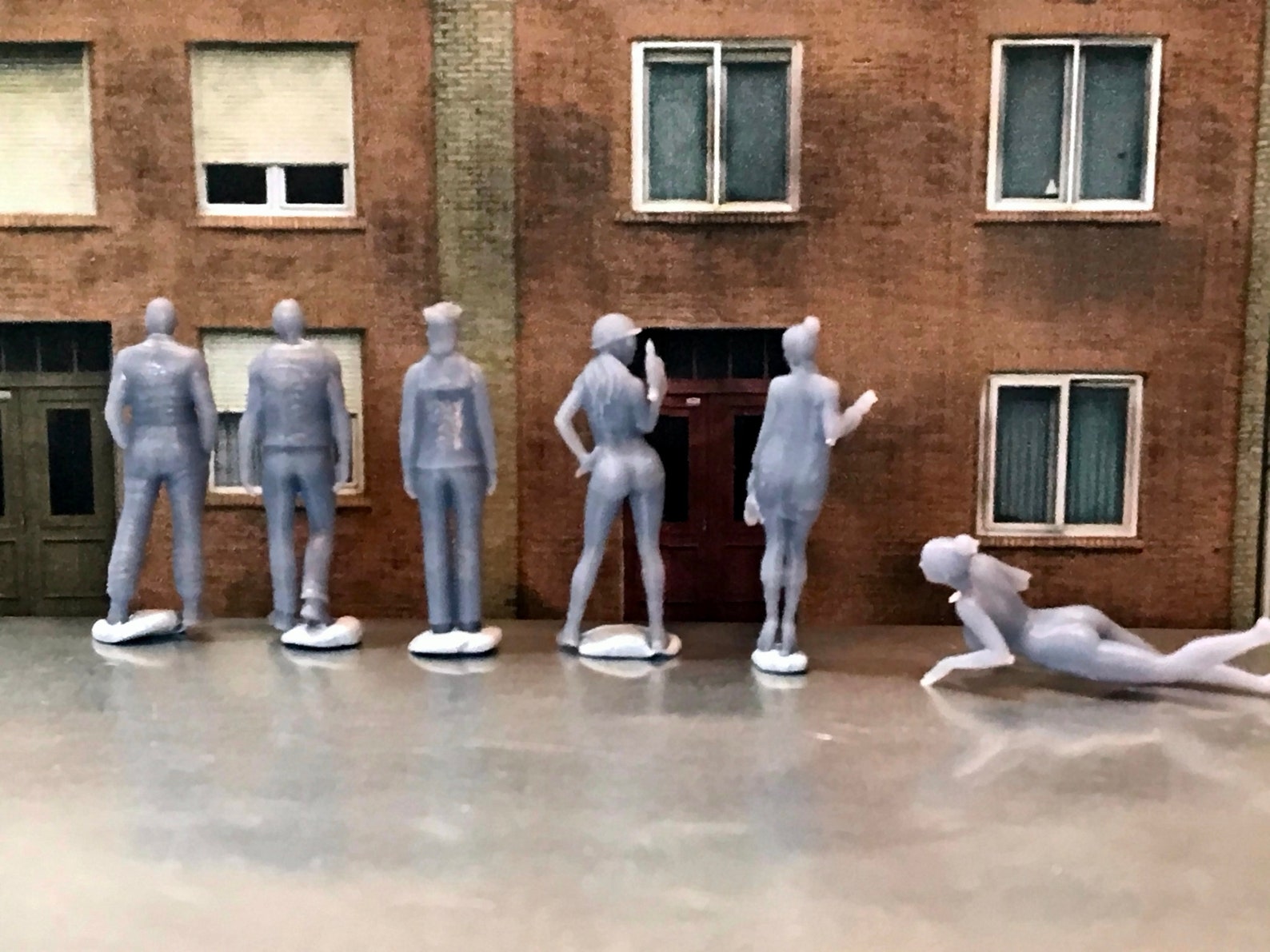 1:64 Scale Miniature People Resin / Unpainted Great for | Etsy