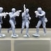 1:64 Miniature Human Figures Resin / Unpainted Great for Dioramas / Hot ...