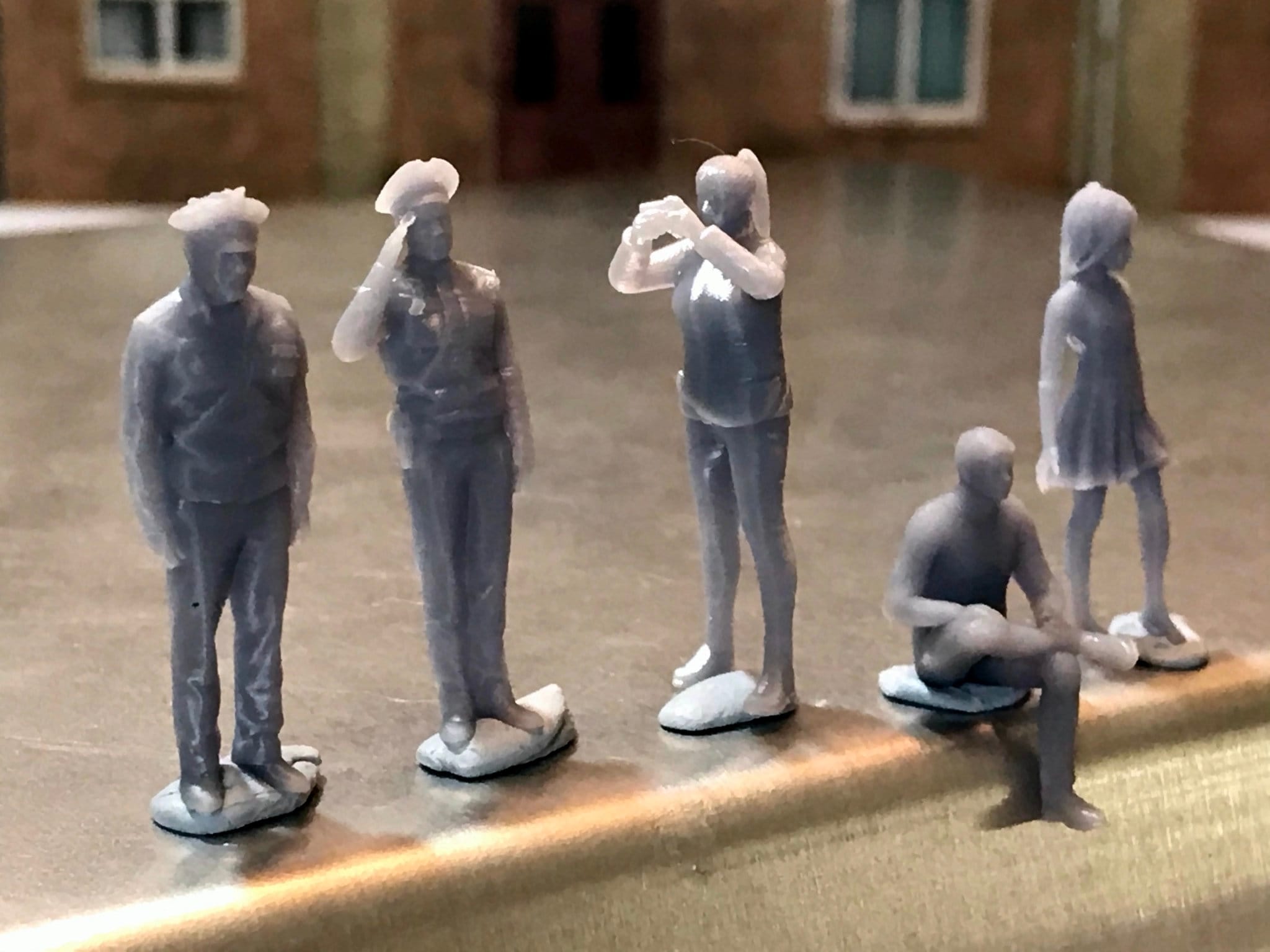 1:64 Scale Miniature People Resin / unpainted great for | Etsy