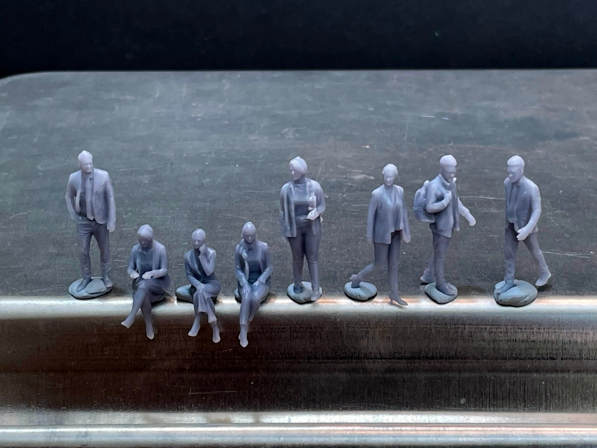 1:64 Miniature Human Figures Resin / Unpainted Great for - Etsy
