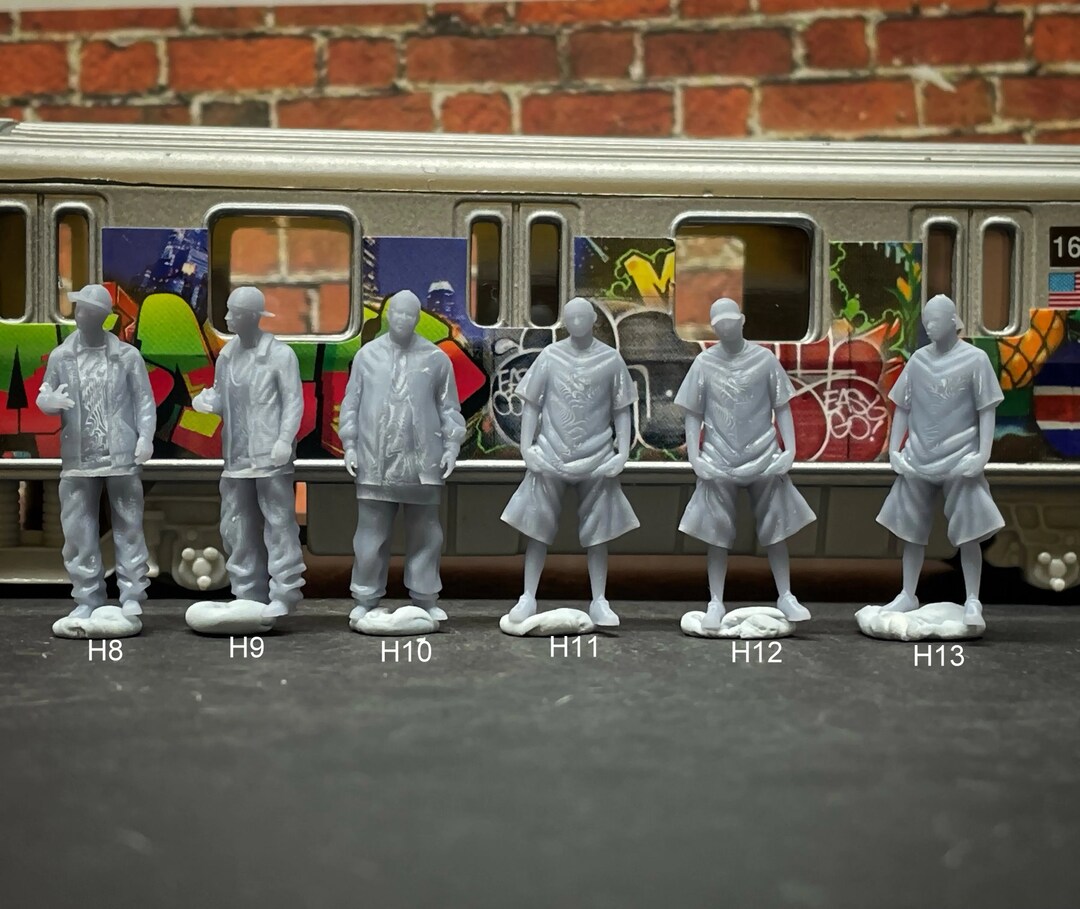 1:64 Miniature Human Figures Homies / Hip-hop OG Lot 2 Great for ...