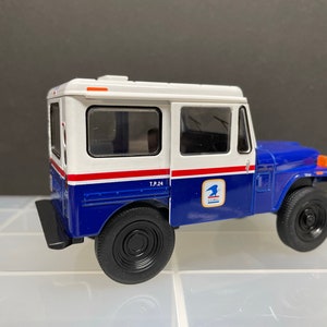 1:26 Under 5" 1971 Jeep DJ-5B USPS Truck in White or Blue Colors ...