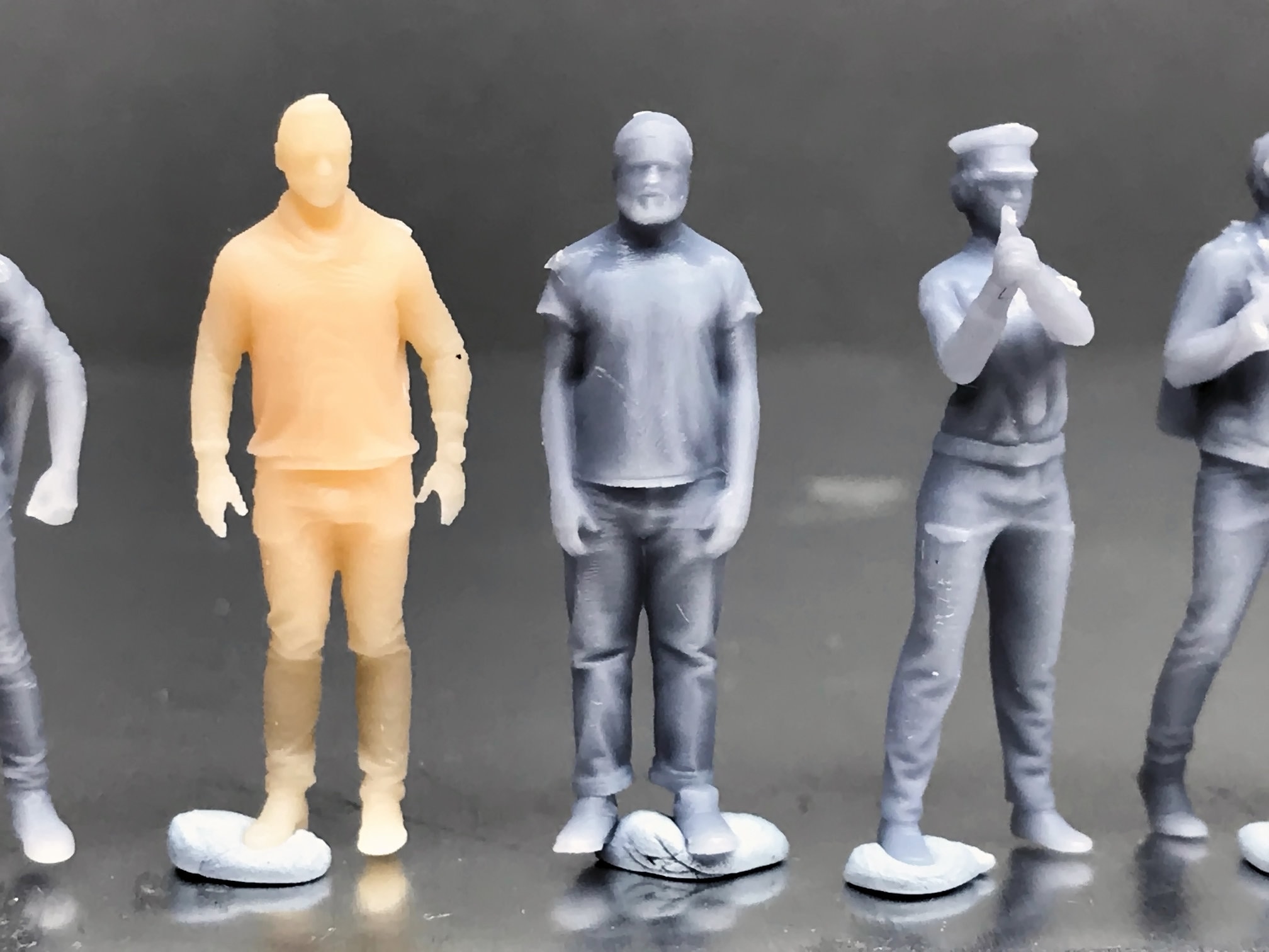 1:64 Scale Miniature People Resin / Unpainted Great for - Etsy