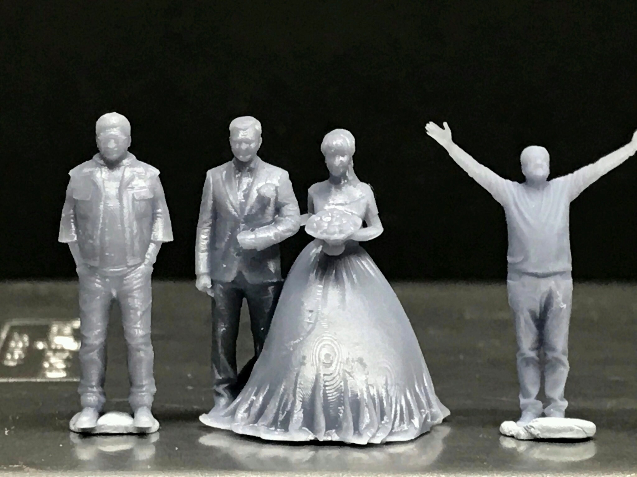 1:64 Scale Miniature People Resin / Unpainted Great for - Etsy