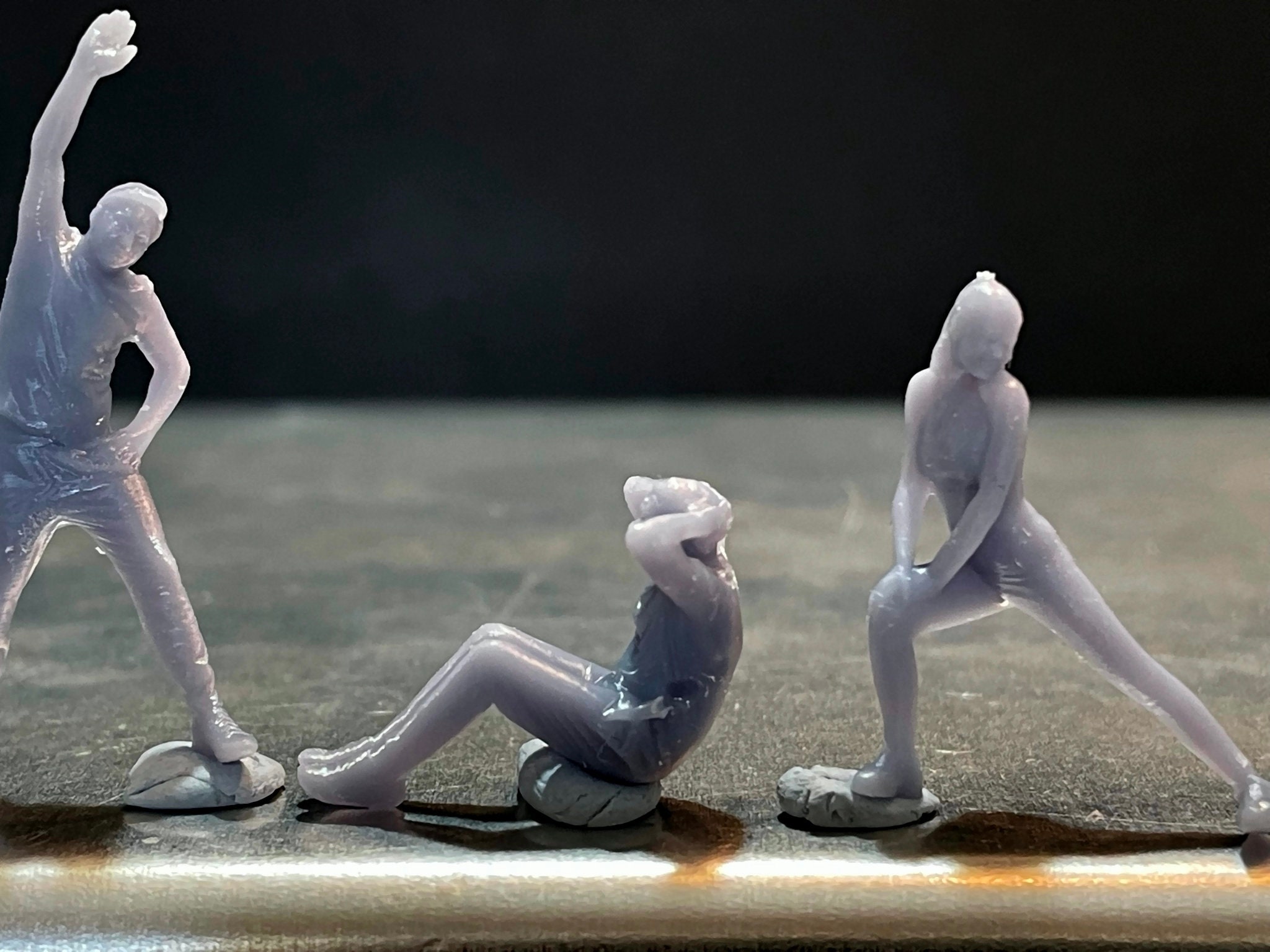 1:64 Miniature Human Figures Resin / Unpainted Great for - Etsy