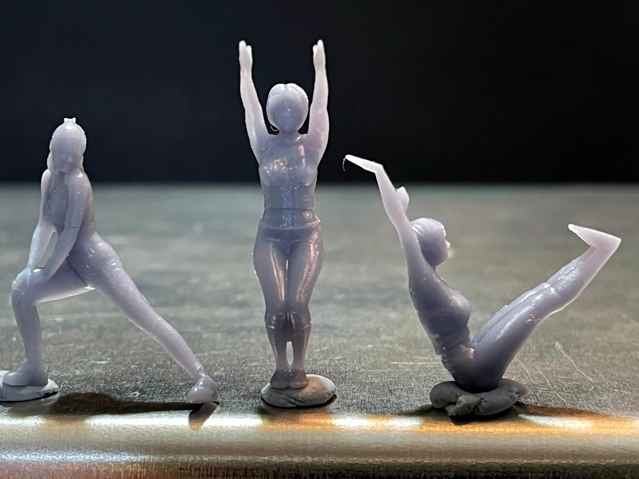 1:64 Miniature Human Figures Resin / Unpainted Great for - Etsy