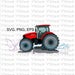 Red Tractor SVG Clipart, Vector Clip Art, Modern Truck SVG File ...