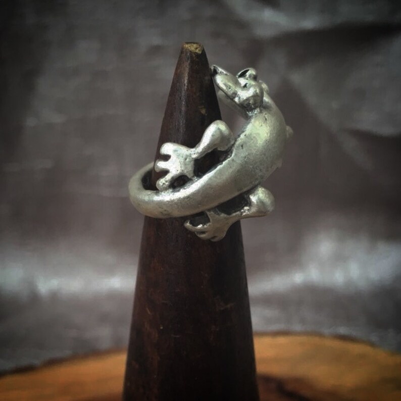Lizard Ring, 3D Lizard, 3D Ring, 3D Animal Ring, Natural Jewelry, Wrap ...