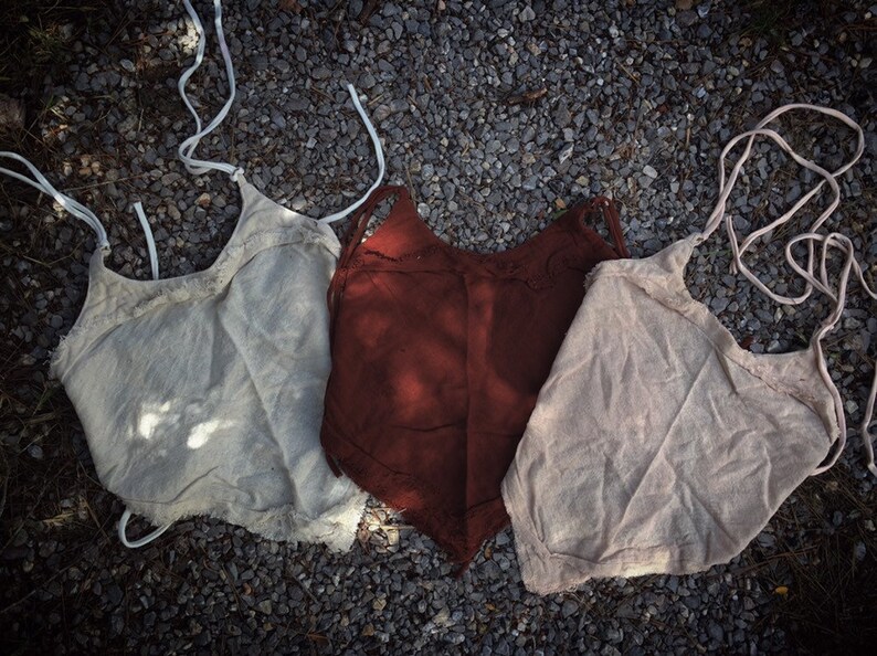 Sexy Jute Top Pointy Top With Open Adjustable Strings Back - Etsy