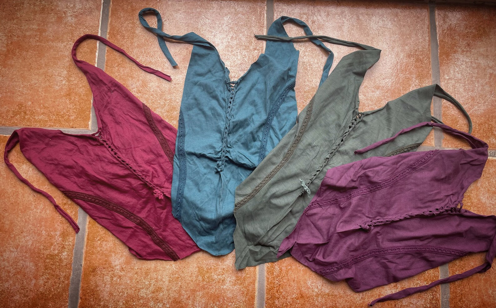 Tribal Fairy Pointy Singlet Top, Pixie Top, Festival Clothing, Indie ...