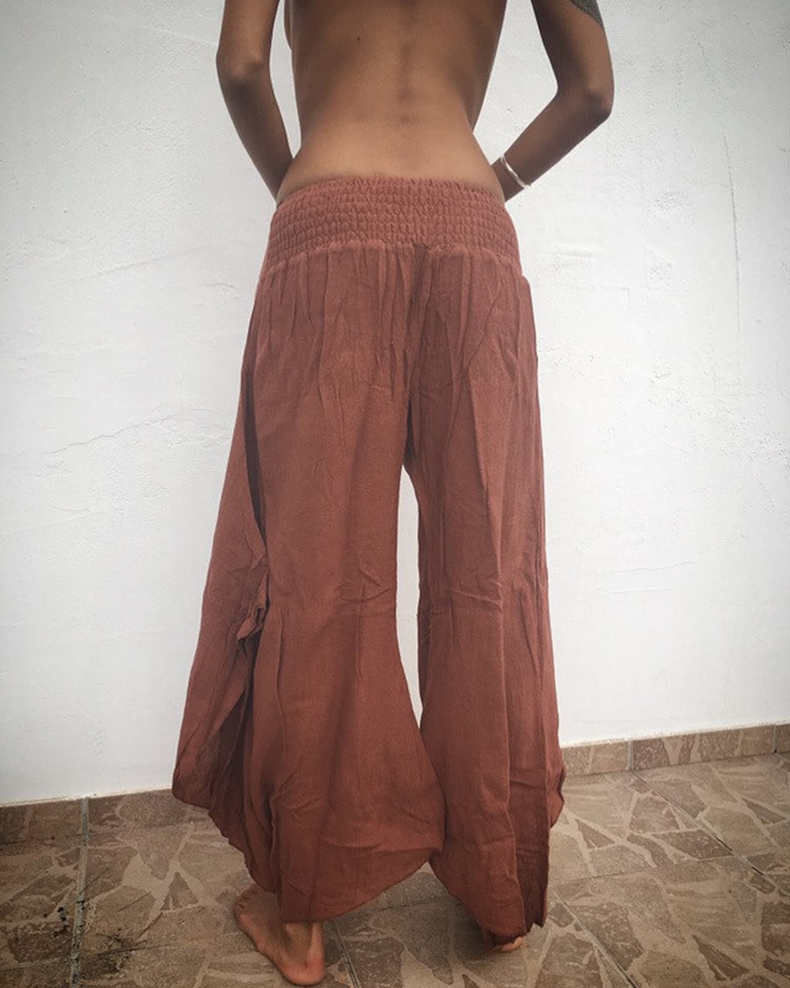 Jute Flared Pants | Etsy