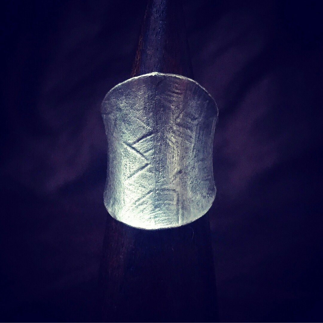 Minimal Pointy Ring, Plain Silver Plated Ring, Maxi Ring, Band Ring ...