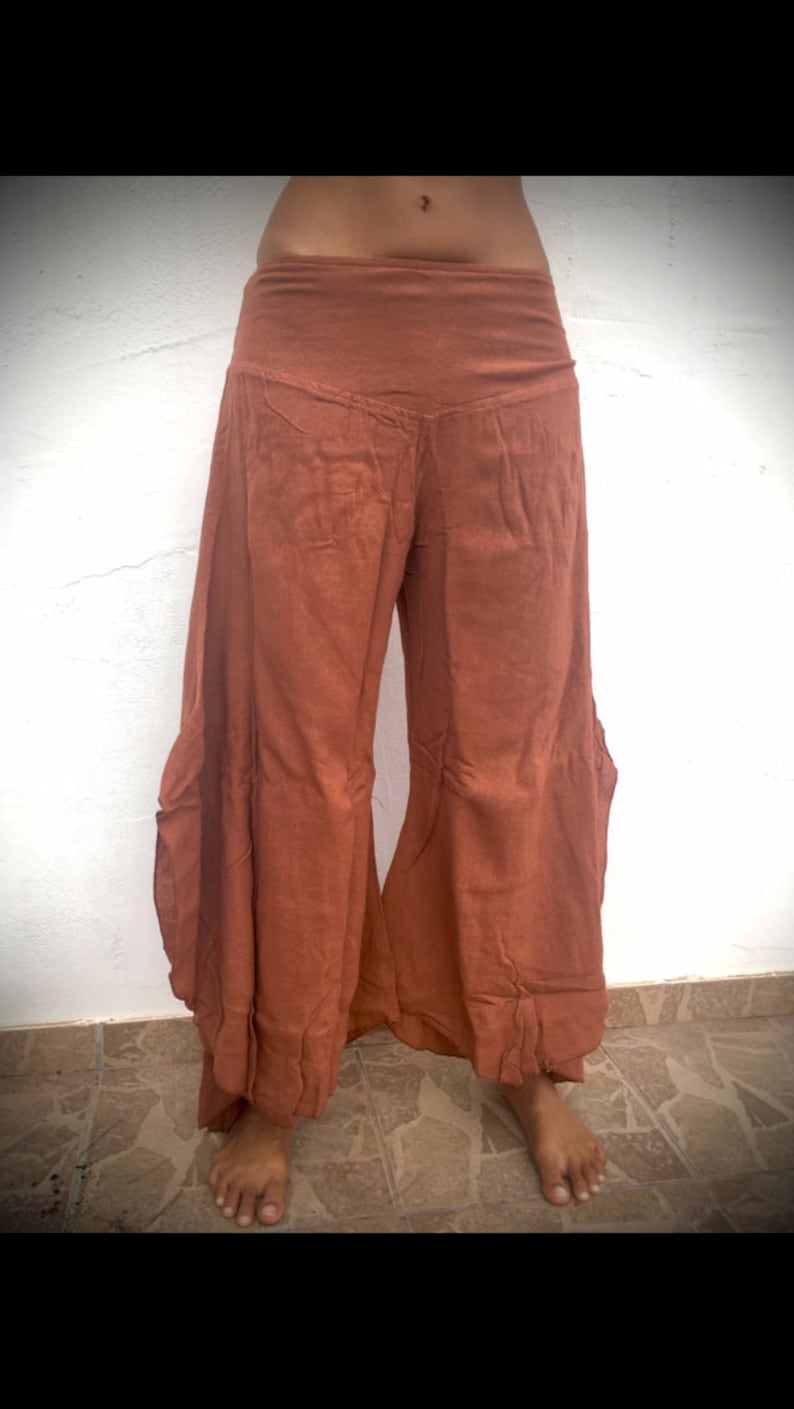 Jute Flared Pants | Etsy