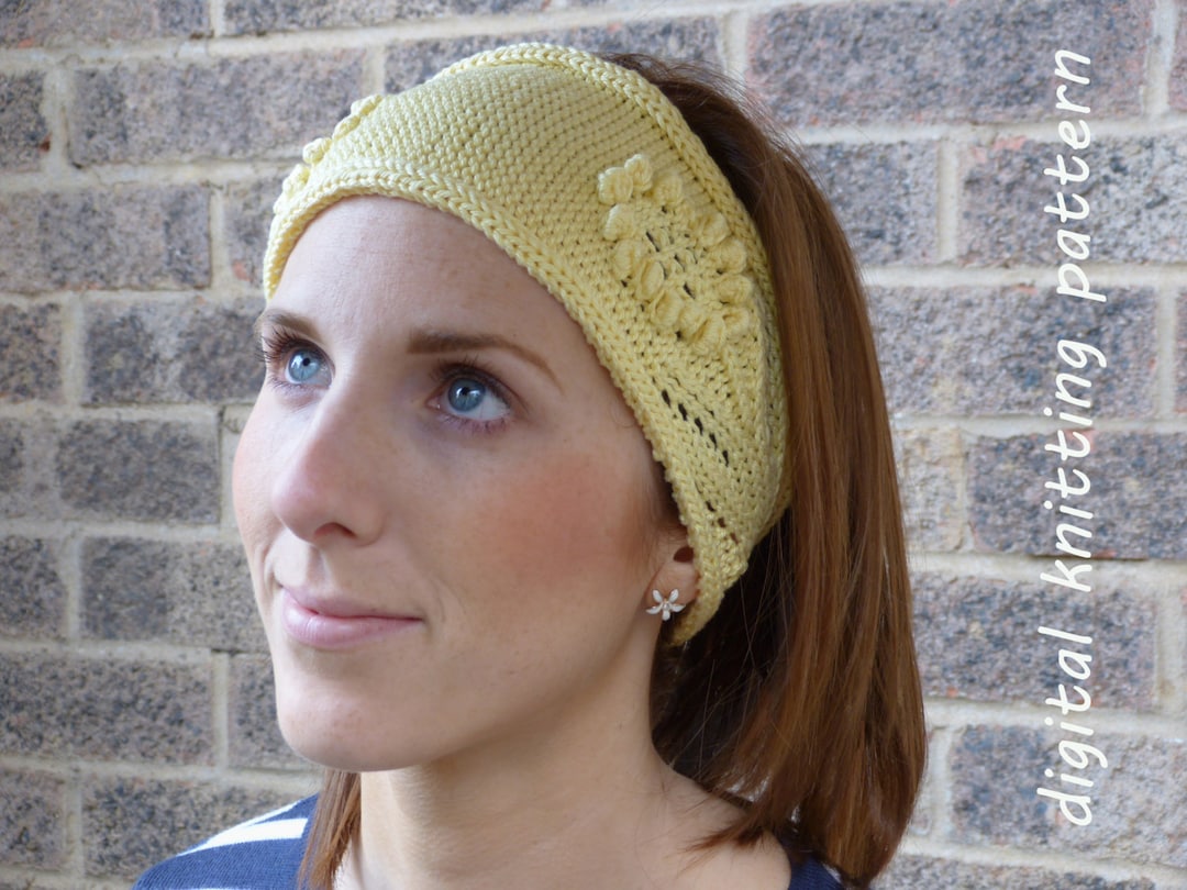 Knitting Pattern PDF Daisy Daisy Headband (digital Download) - Etsy
