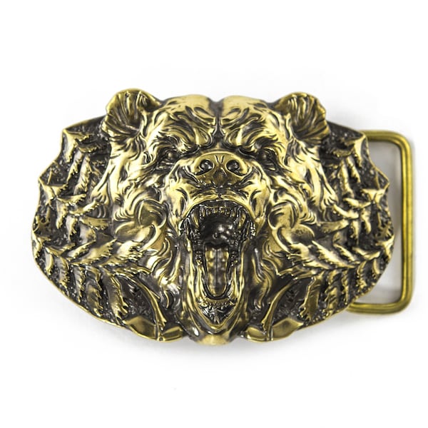Bear Belt Buckle - Etsy