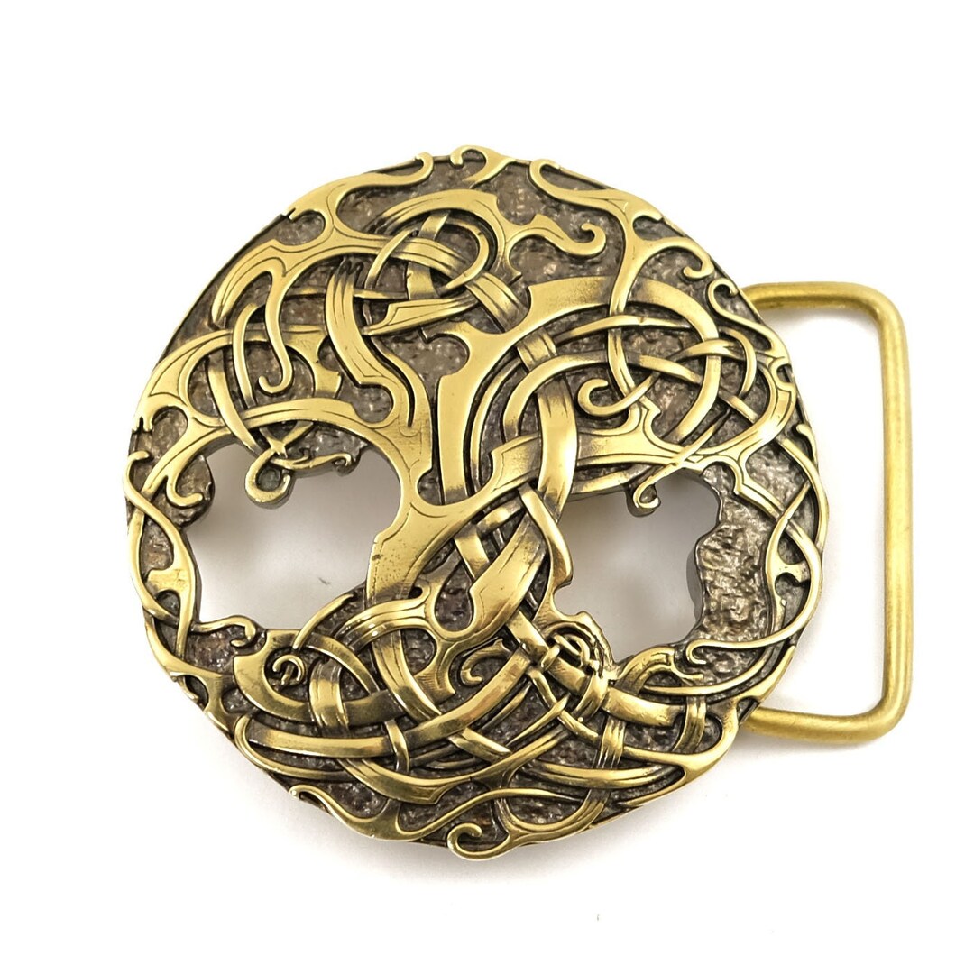 World Tree Belt Buckle, Old Norse Scandinavian Nordic Celtic Pagan ...