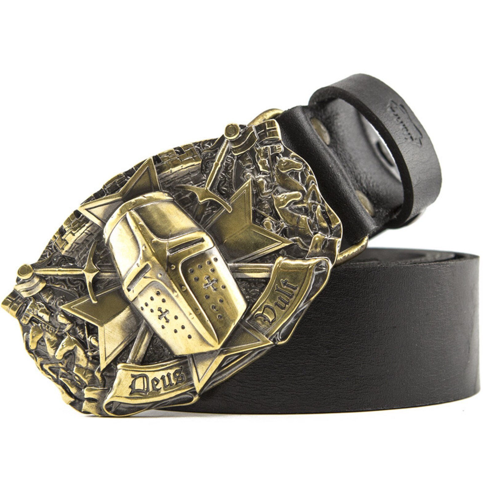 Leather Belt With Buckle Templar, Knight Order Belt With Buckle ...