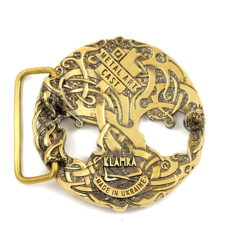 World Tree Belt Buckle Old Norse Scandinavian Nordic Celtic - Etsy