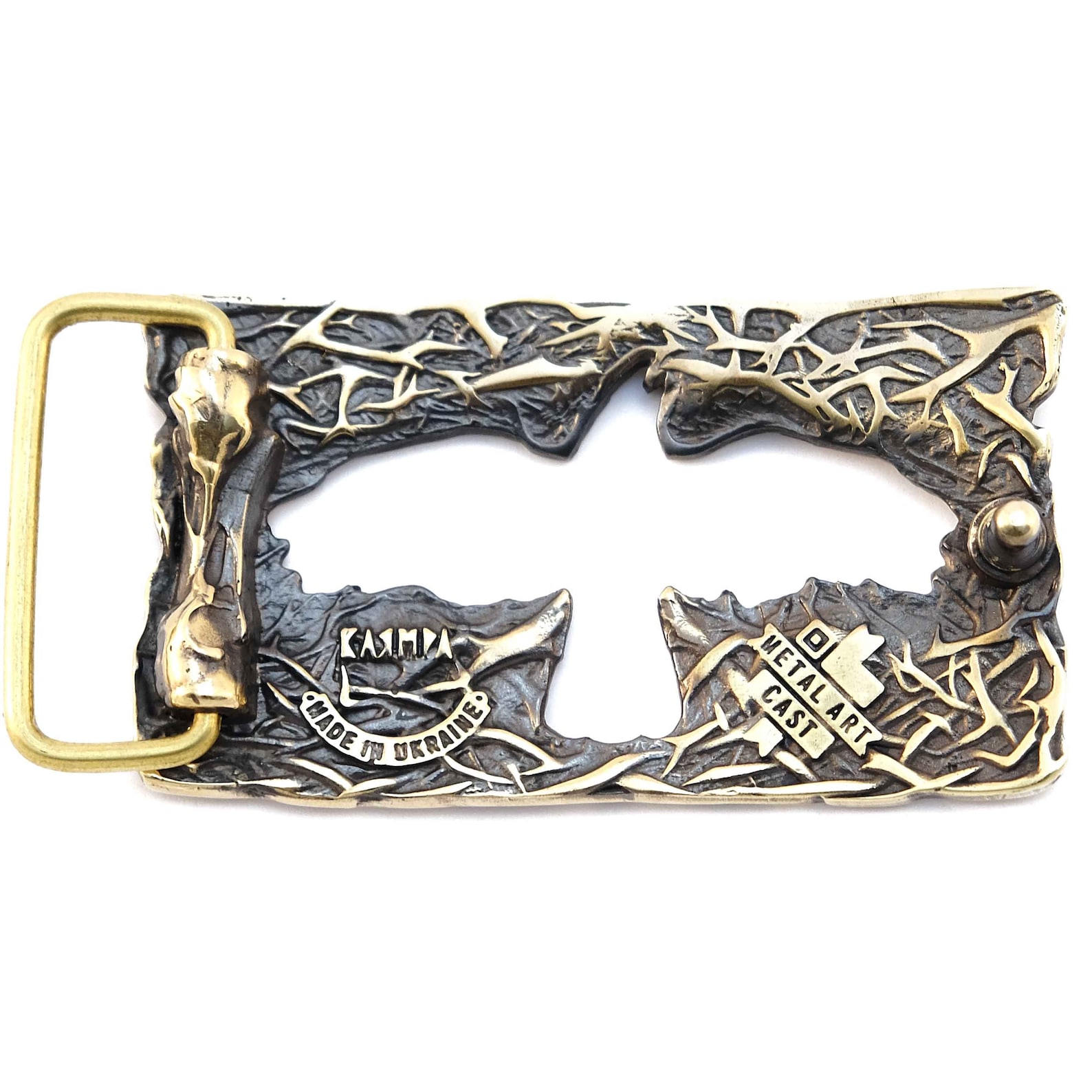 Crow Belt Buckle, Mythical Black Bird Solid Belt Buckle for Men and ...