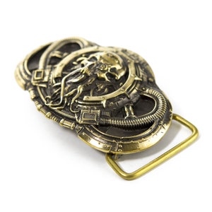 Belt Buckle Alien, Steampunk Skull UFO Belt Buckle, Davy Jones Solid ...