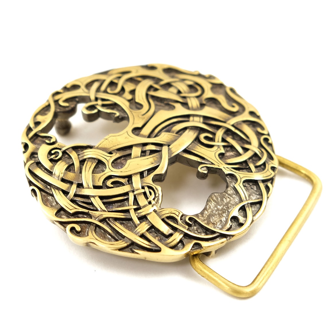 World Tree Belt Buckle Old Norse Scandinavian Nordic Celtic | Etsy