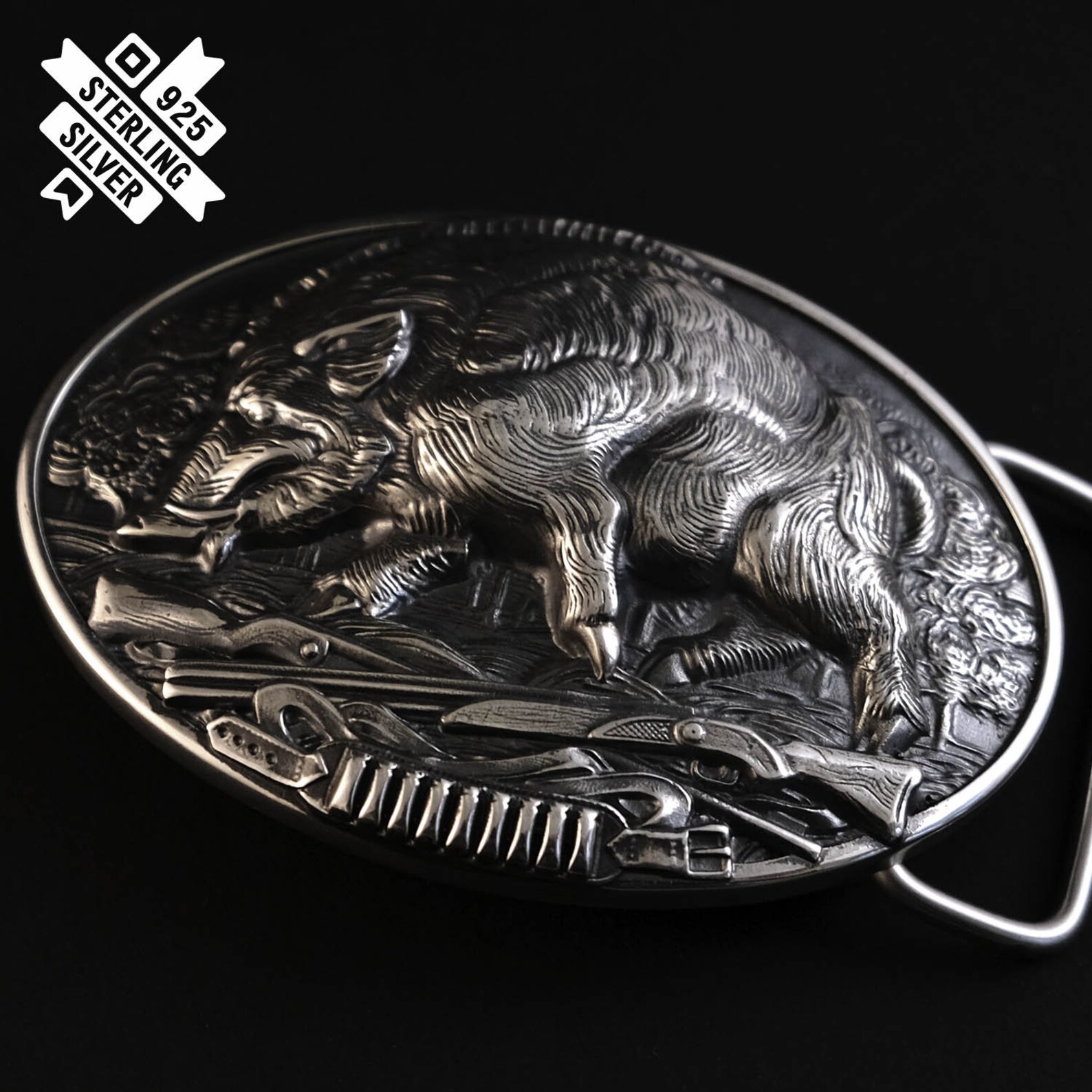Belt Buckle wild Boar Hunting Hunting Buckle Unique - Etsy
