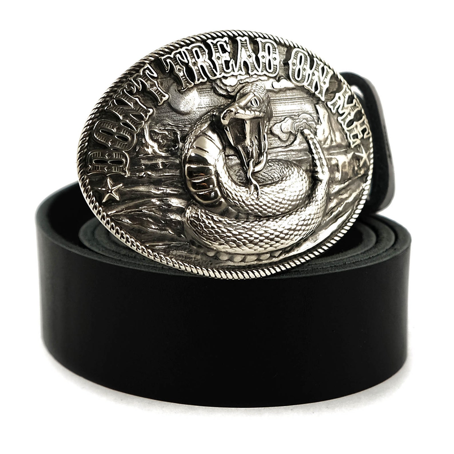 Don't Tread on Me Belt Buckle, Handmade Historical American Flag ...