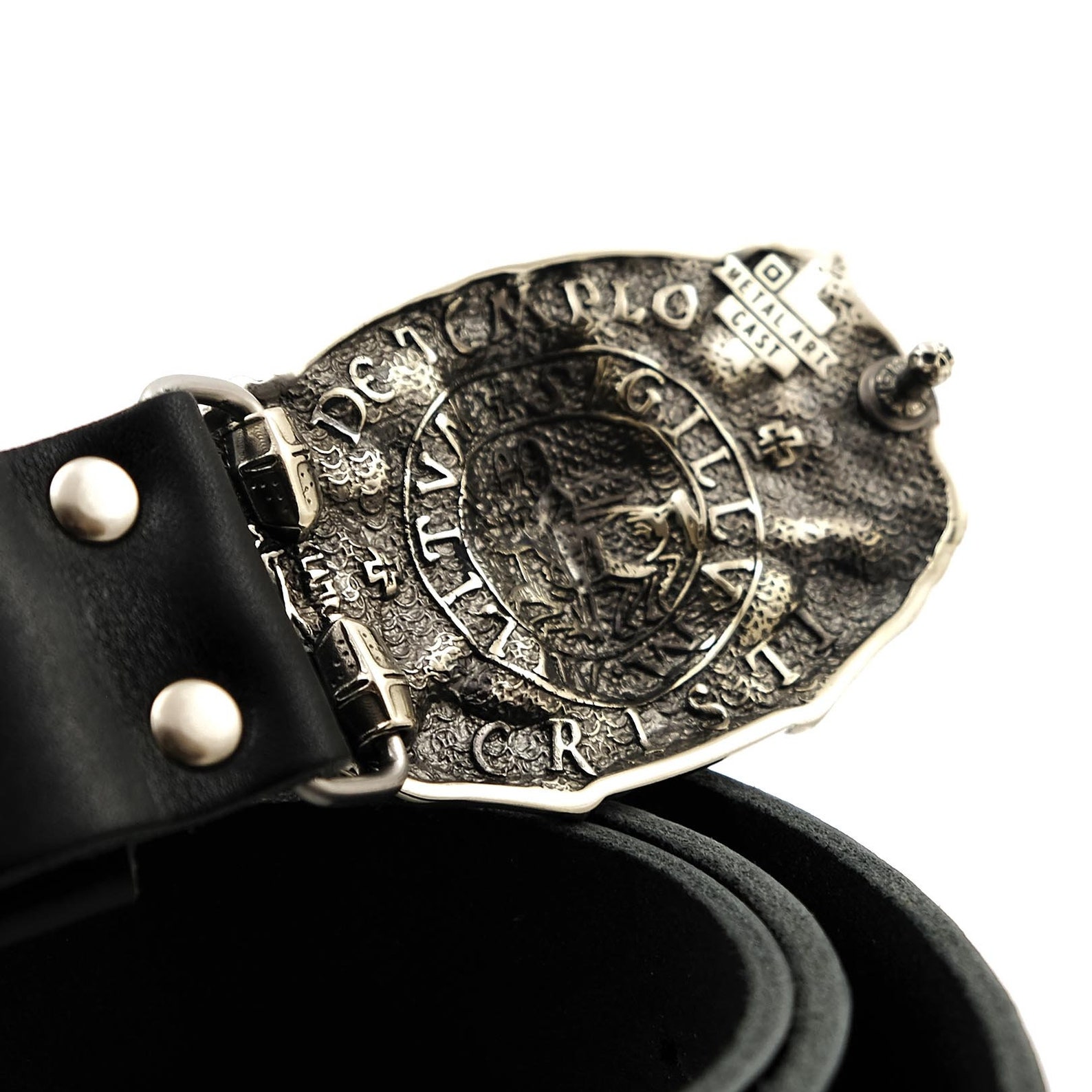 Leather Belt With Buckle Templar, Knight Order Belt With Buckle ...