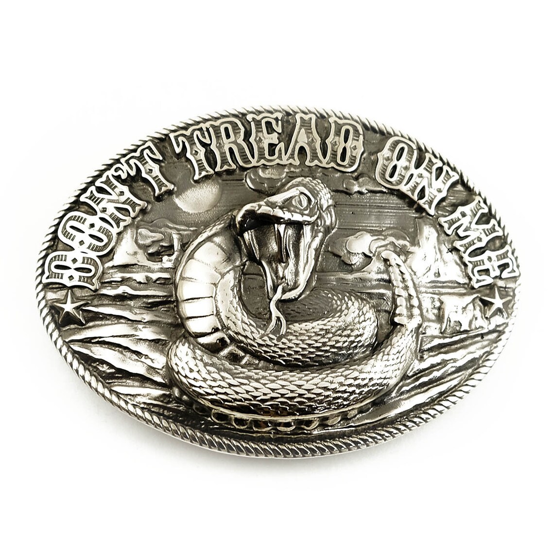 Don't Tread on Me Belt Buckle Handmade Historical | Etsy