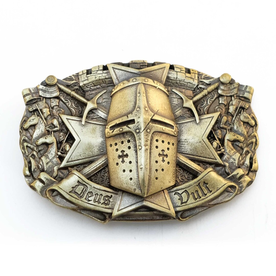 Templar Knight Belt Buckle Medieval Christian Knight Order - Etsy