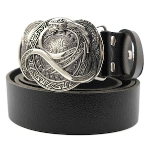 Belt Buckle Jormungand, World Serpent, Scandinavian, Celtic, Norse ...