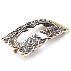Crow Belt Buckle Mythical Black Bird Solid Belt Buckle for - Etsy
