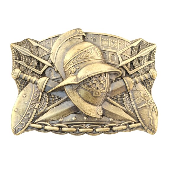 Gladiator Belt Buckle Handmade Ancient Roman Warrior Military | Etsy