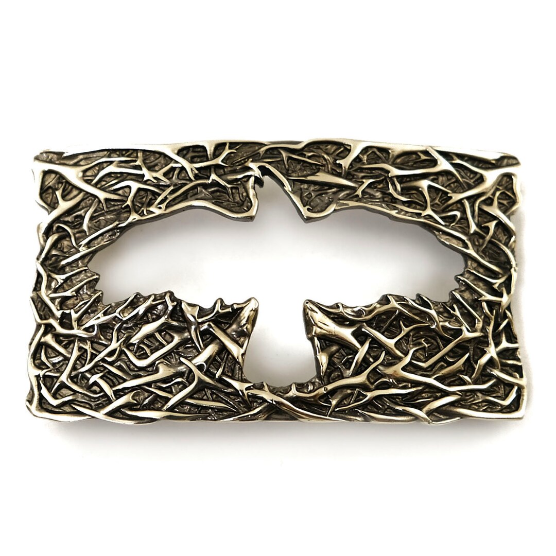 Crow German Silver Solid Belt Buckle, Mythical Black Bird Solid Nickel ...