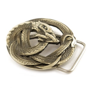 Belt Buckle Ouroboros, World Serpent, Scandinavian, Nordic, Celtic ...