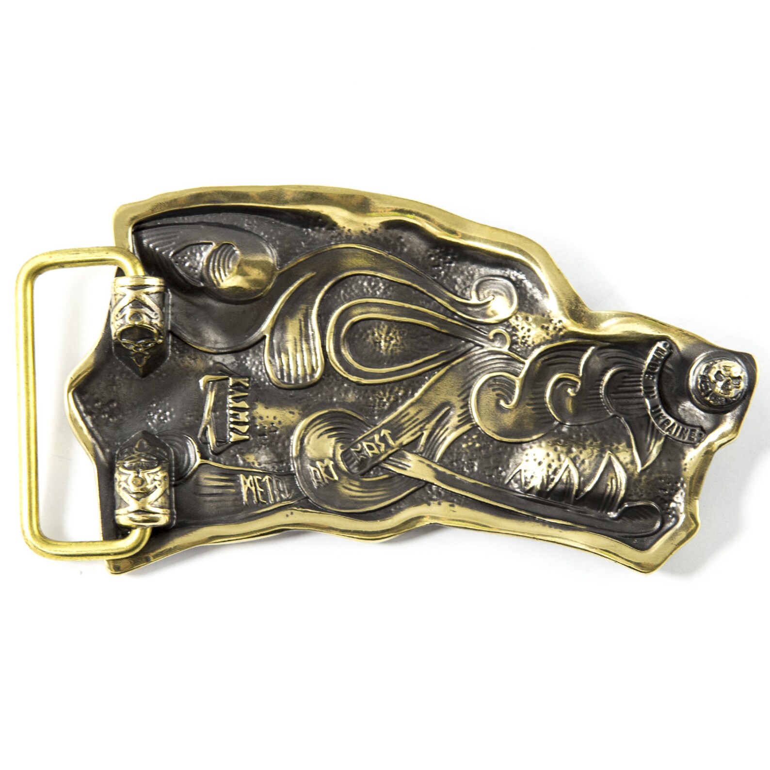 Grey Wolf Belt Buckle, Handmade Animal Wolf Head Solid Belt Buckle ...