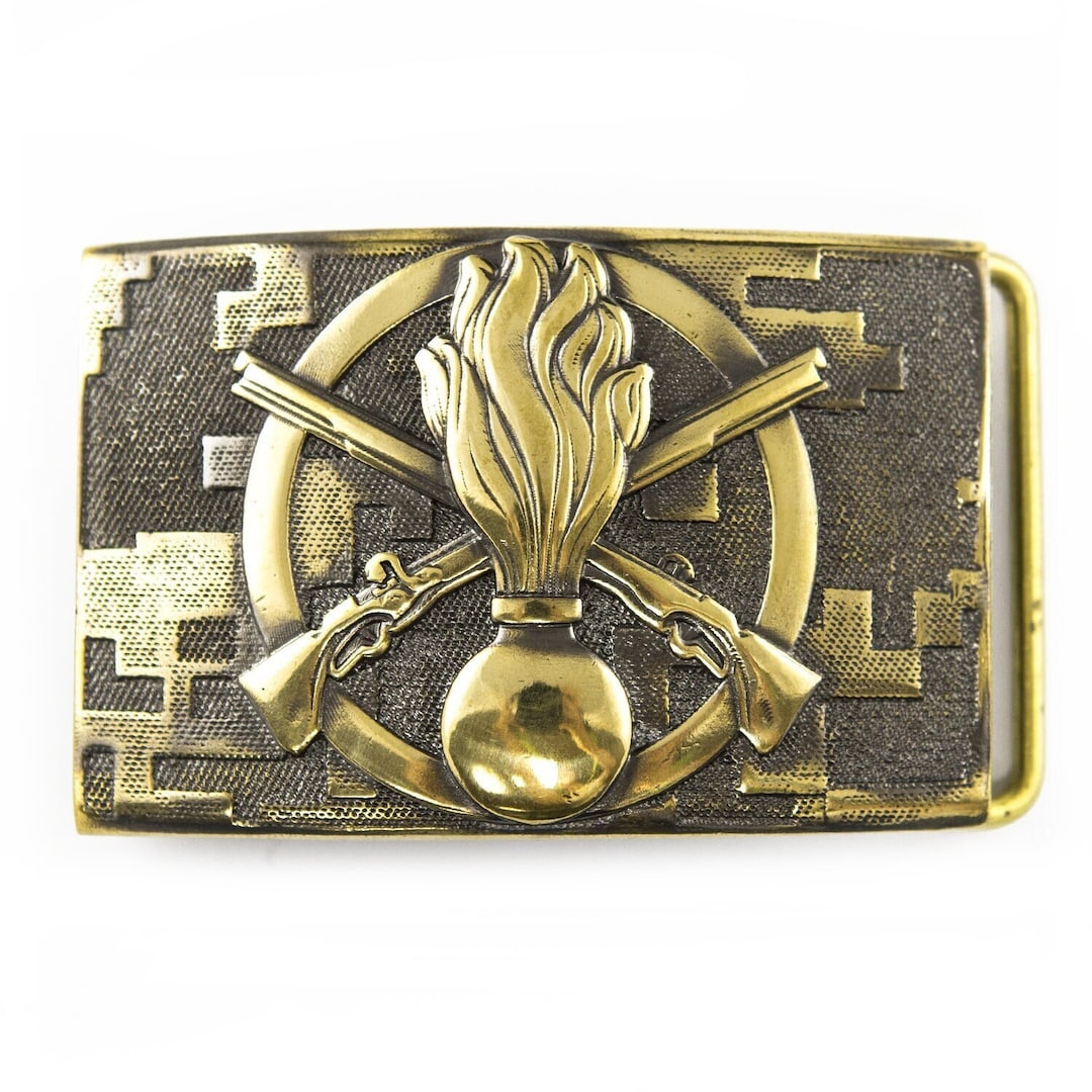 Military Belt Buckle Infantry, Handmade Military Ukrainian Mechanized ...
