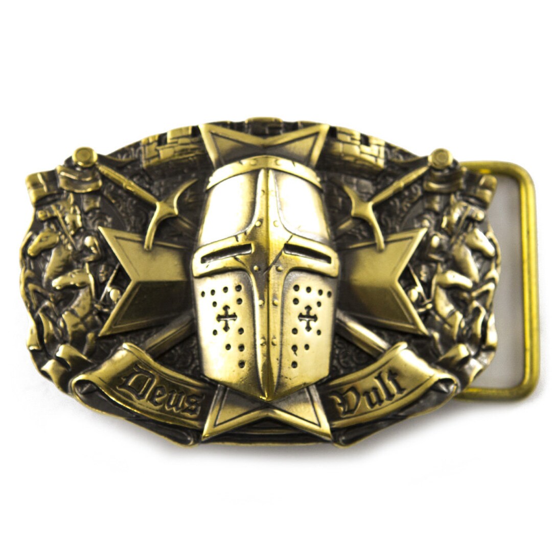 Templar Knight Belt Buckle Medieval Christian Knight Order - Etsy
