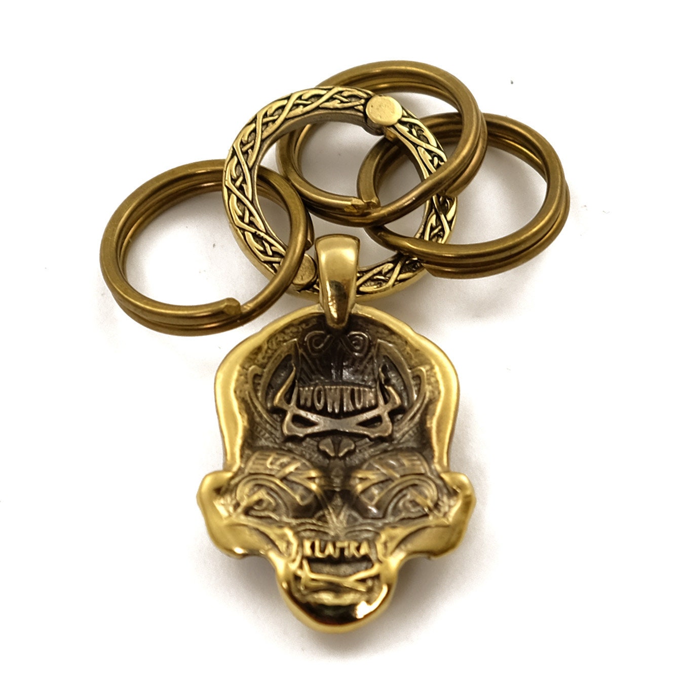 Skull Keychain Handmade Human Skull Keychain Skeleton Skull - Etsy