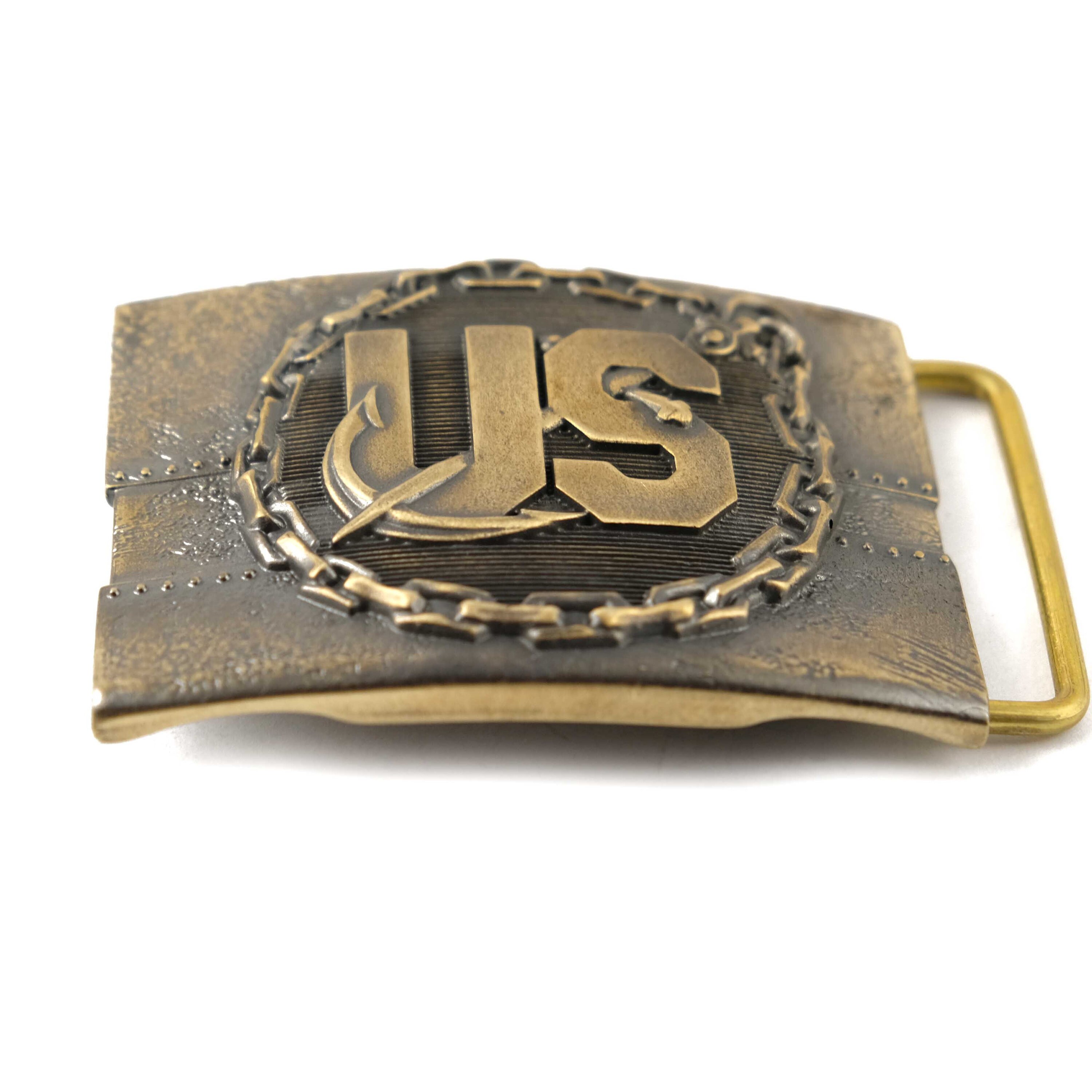 The United States Navy USN Belt Buckle Handmade American - Etsy
