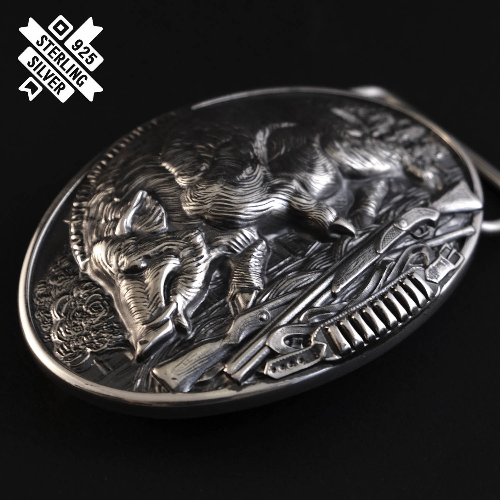 Belt Buckle wild Boar Hunting Hunting Buckle Unique | Etsy