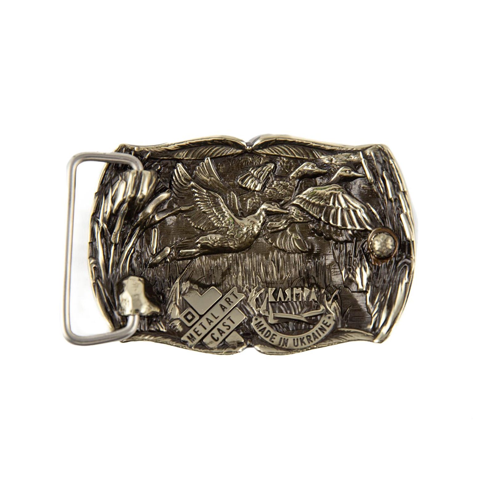 Duck Hunting Belt Buckle, Trophy Duck Season Hunter Gift Solid Belt ...